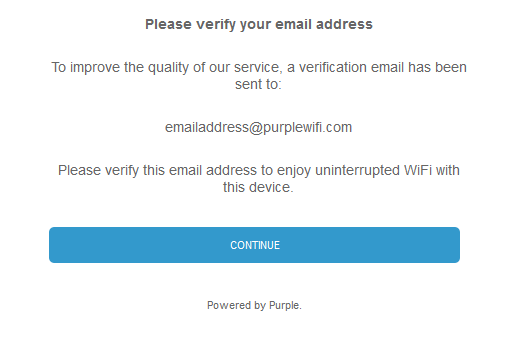 Email Verification – Purple Support