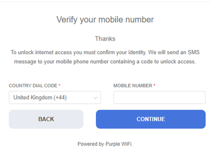 SMS Verification – Purple Support