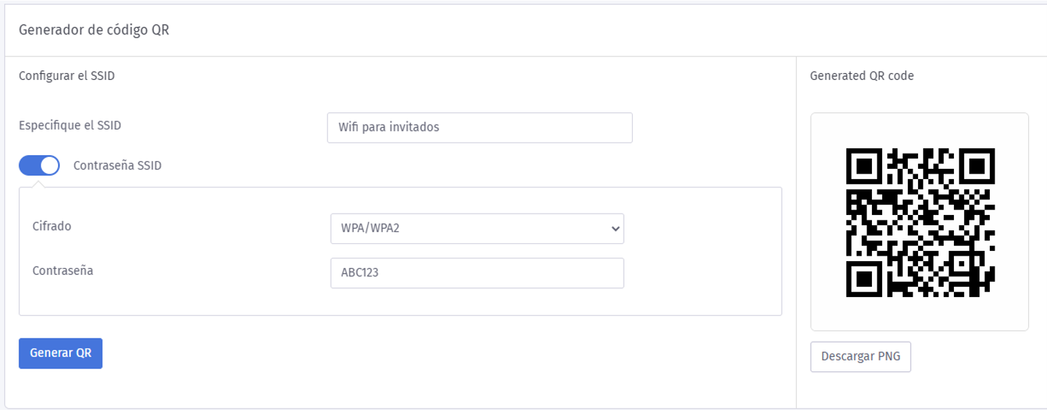 Generador de códigos QR – Soporte Purple